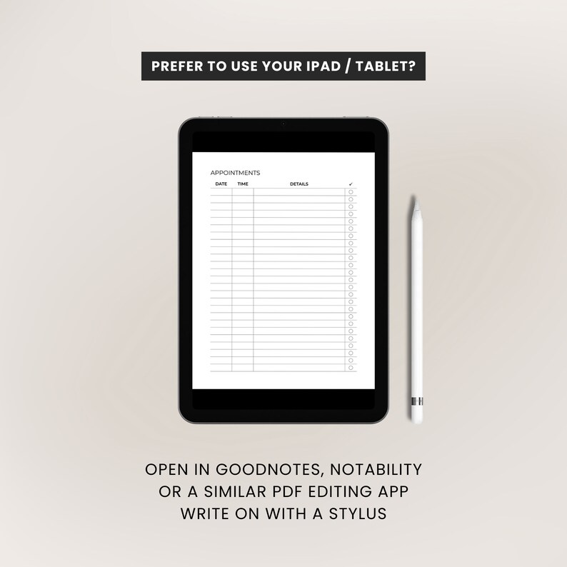 Easy-to-use Appointment Tracker • Meeting Planner • Simple Appointment ...