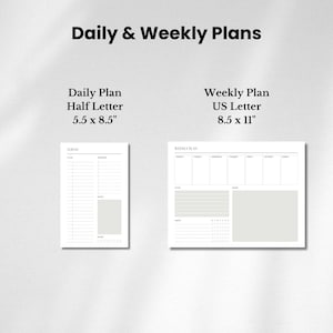 Printable Digital Planner for Daily & Weekly Schedules • Perfect for ...