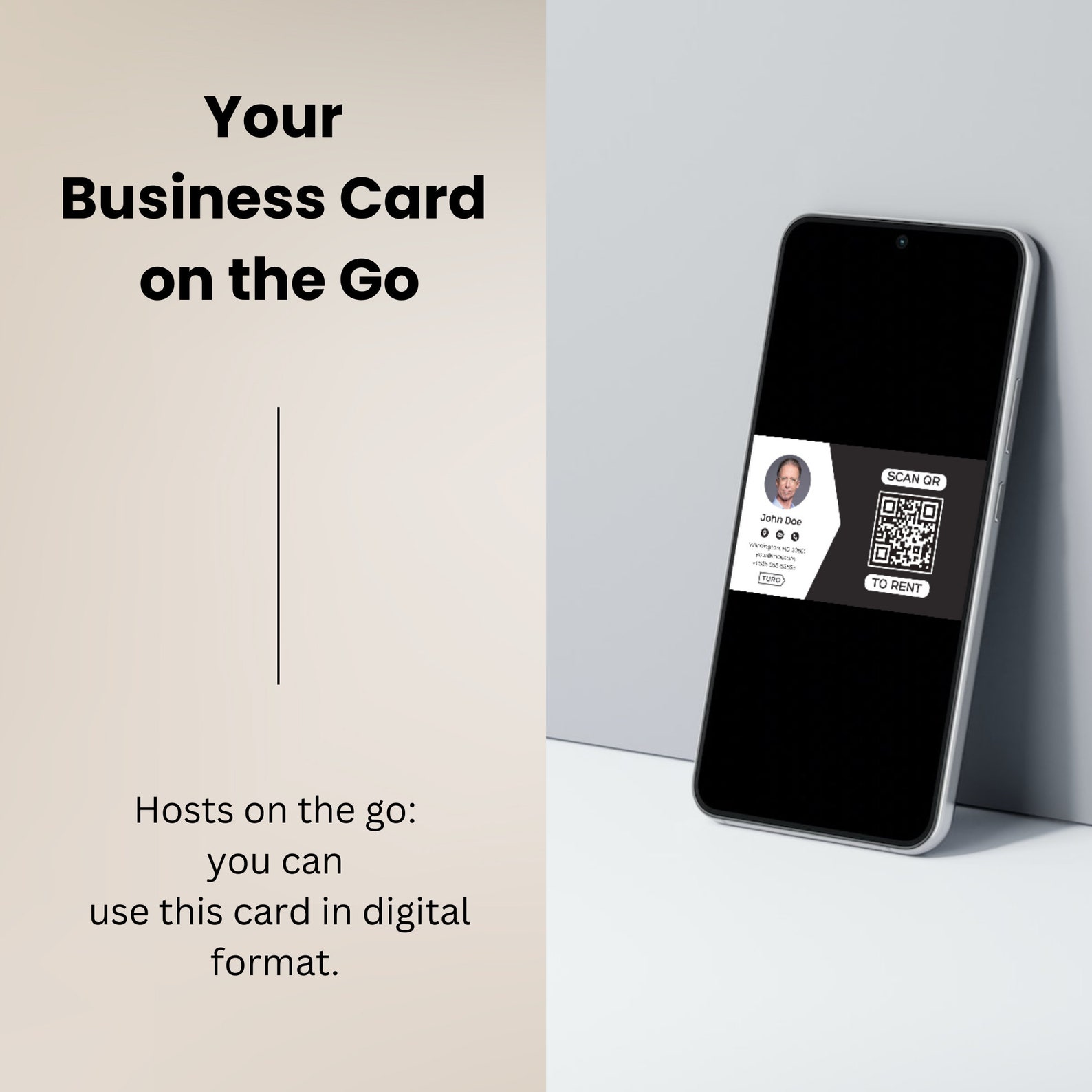 Custom Business Card for Turo Hosts Rental Car Business Card Auto ...