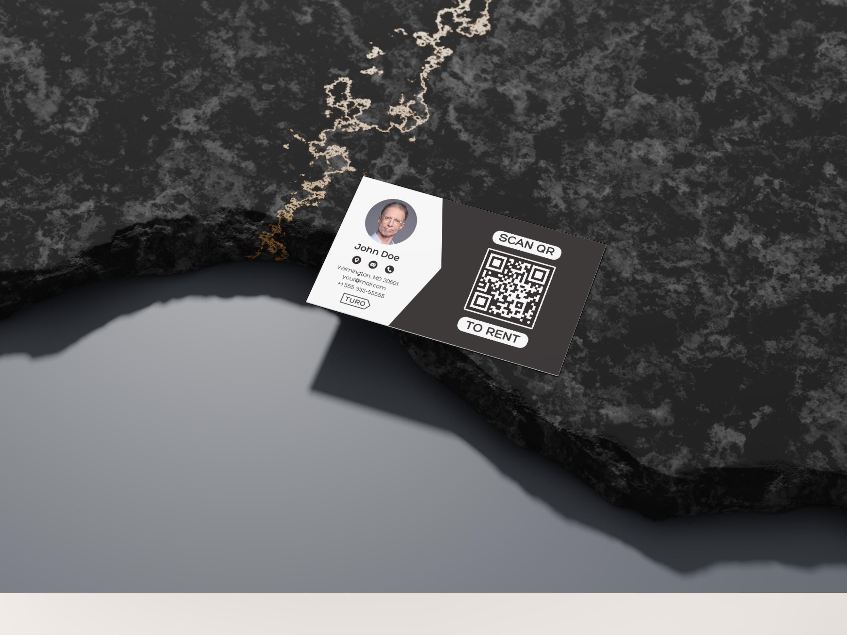 Custom Business Card for Turo Hosts • Rental Car Business Card • Auto ...