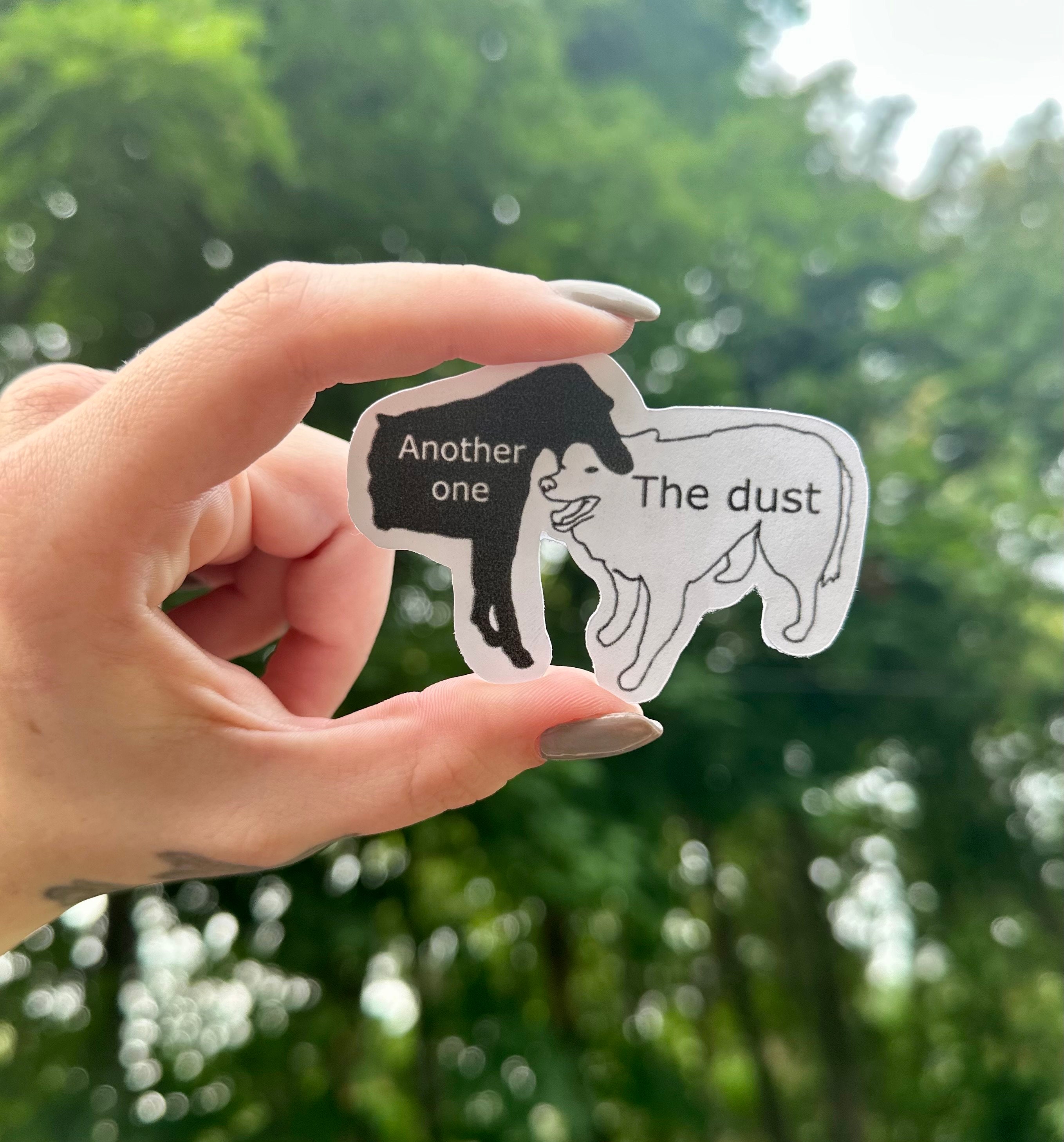 Sticker Another One Bites the Dust Sticker Lovers Funny Stickers - Etsy