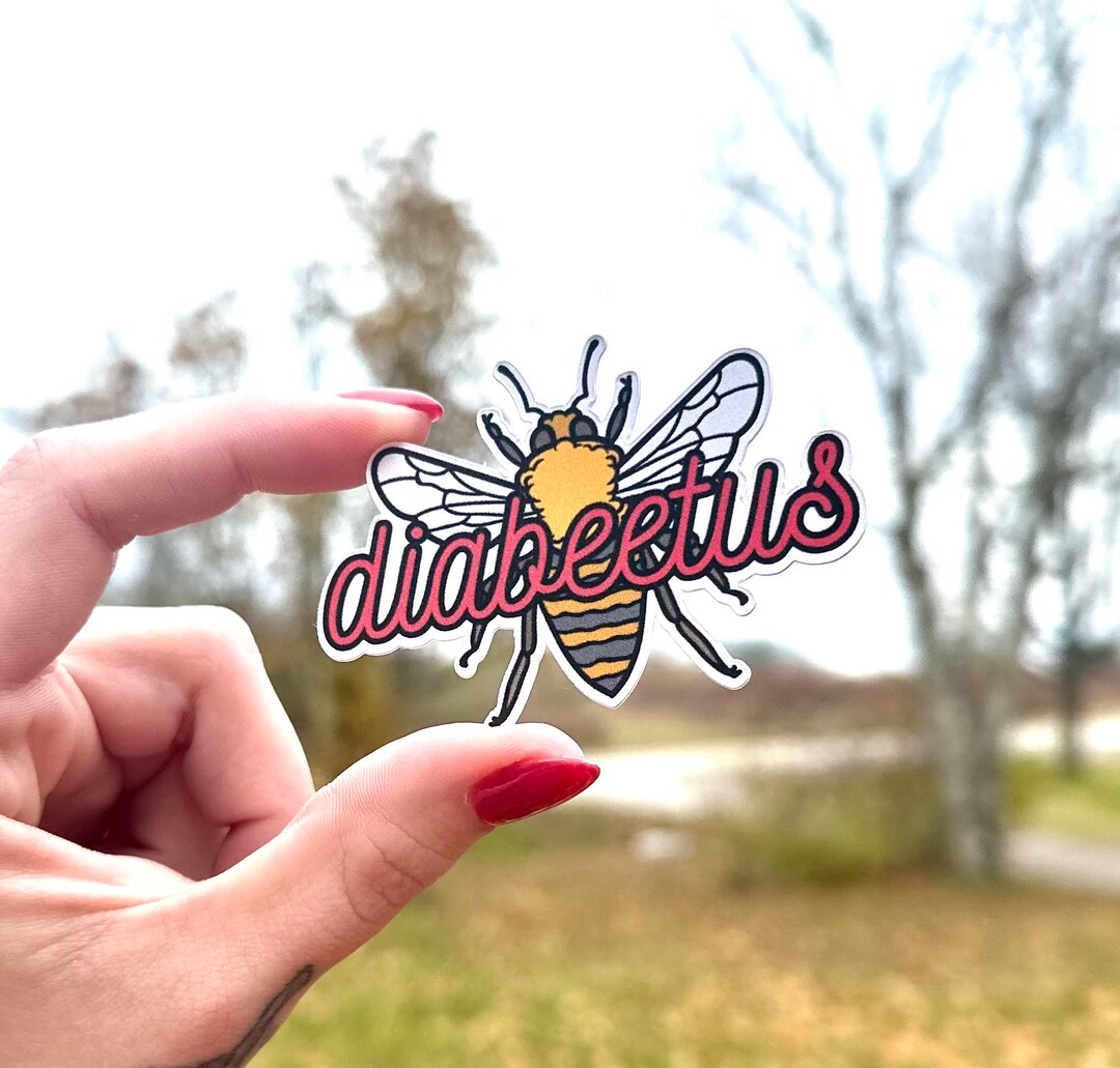 Sticker Diabeetus Diabetes Awareness Type 1 Type 2 Bees Bee Lovers - Etsy