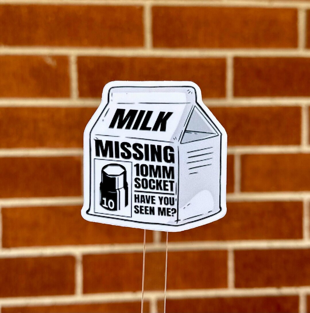 Sticker | Missing 10mm Socket | Tradesman | Funny Stickers | Sticker ...