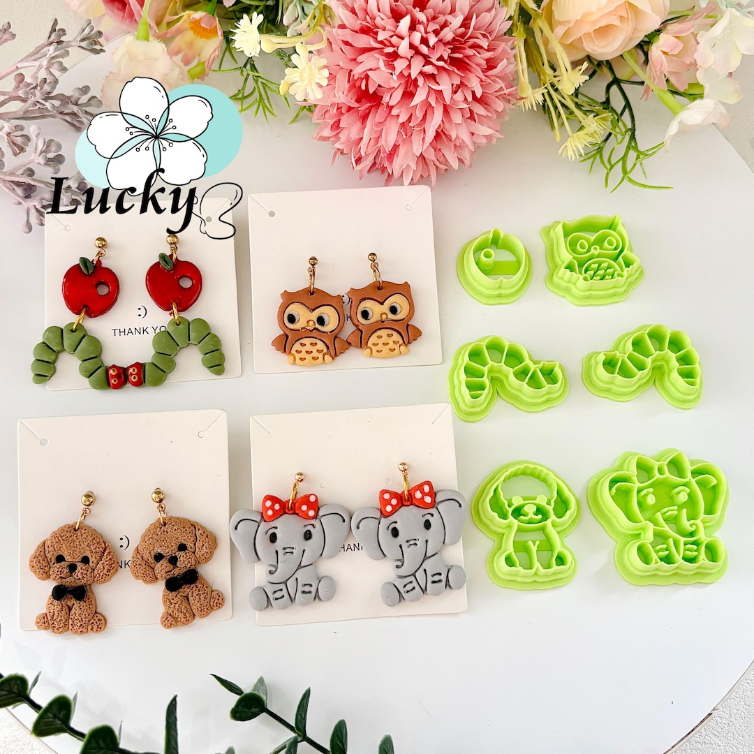 Animal Polymer Clay Cutters, Polymer Clay Cutters Set, Stud Clay ...