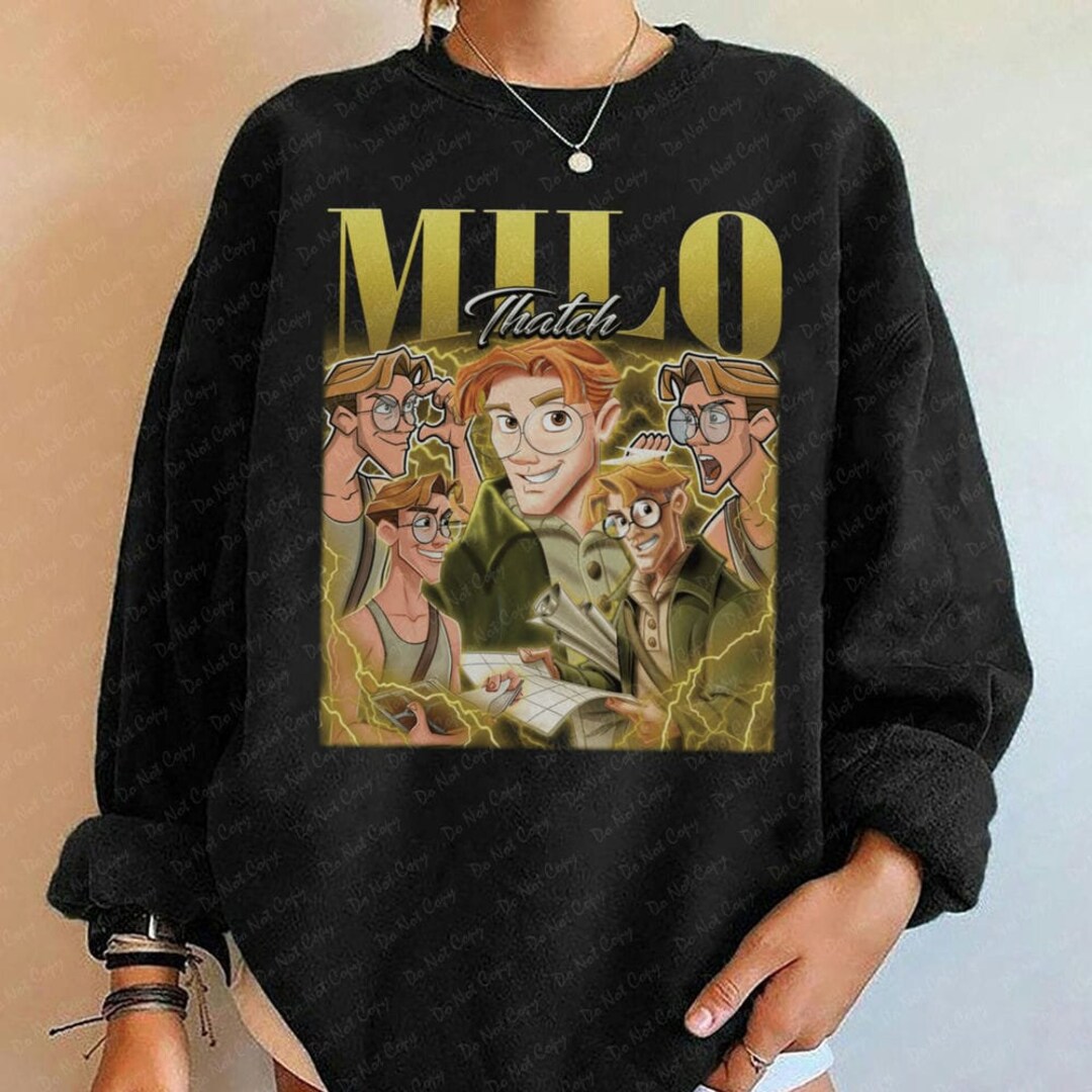Milo Thatch Atlantis Vintage Style Shirt Magic Movie - Etsy