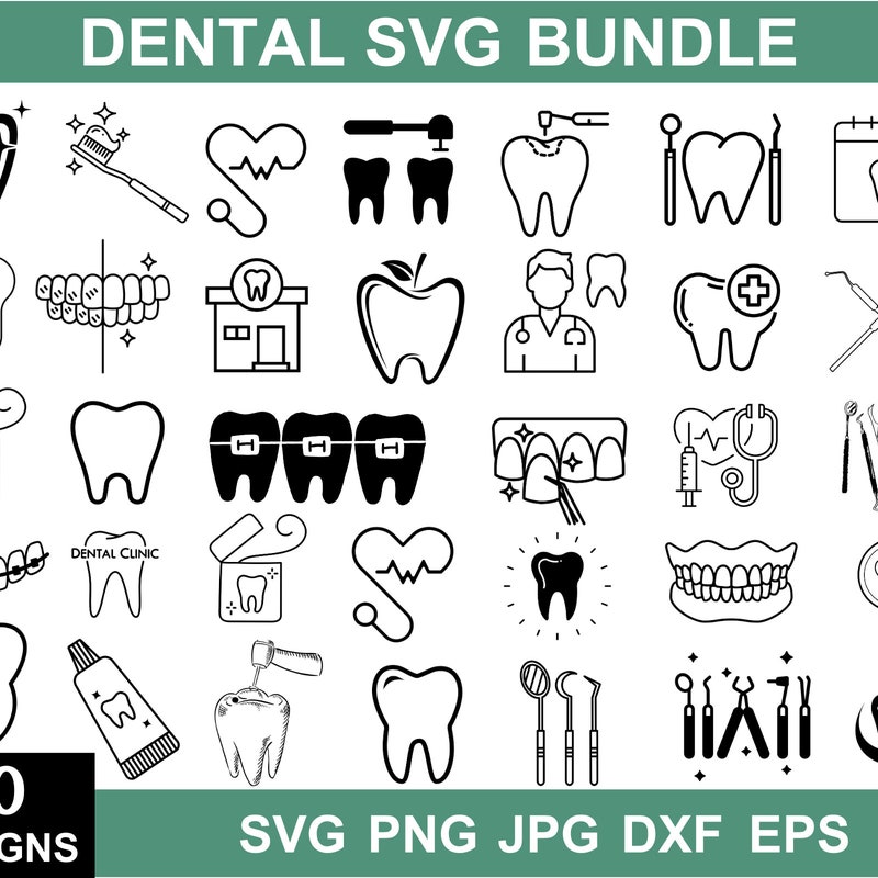 Dental Clipart - Etsy