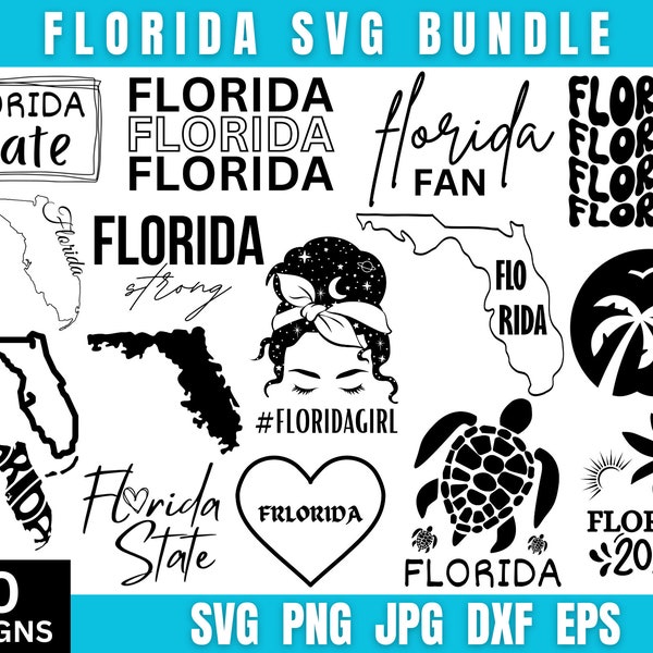 Florida State Svg - Etsy