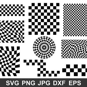 Checkerboard Svg Bundle, Checkerboard Png, Checkers Svg, Checkered Flag ...