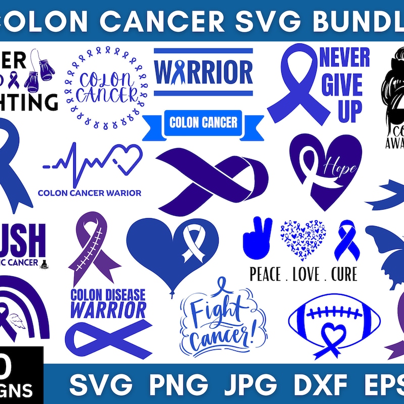 Colon Cancer Ribbons - Etsy