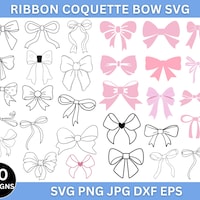 Bow Svg - Etsy