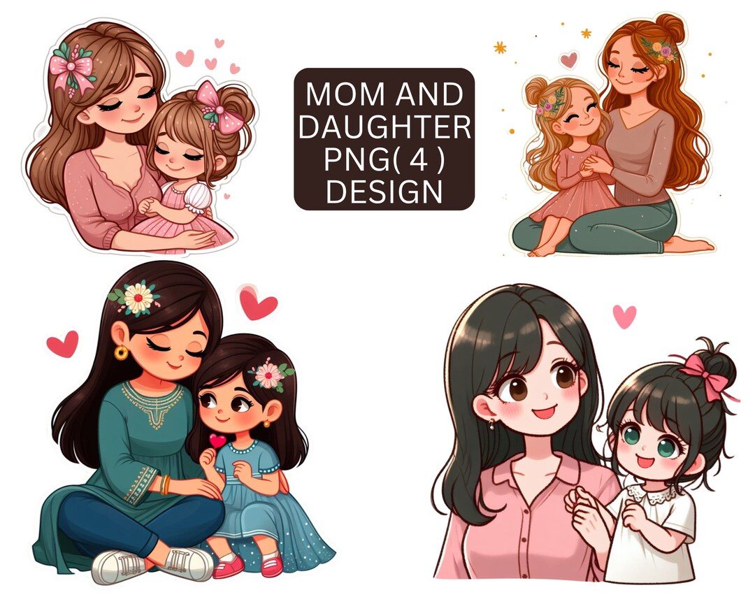 Happy Mother's Day Clipart Bundle, Mother's Day Png Graphics, Mother's ...