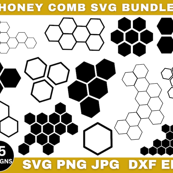 Honeycomb Pattern Svg - Etsy