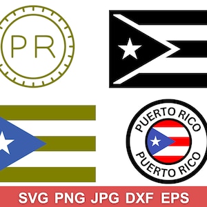 Puerto Rico Svg, Puerto Rico Flag Svg, Puerto Rico Flag, Puerto Rican ...