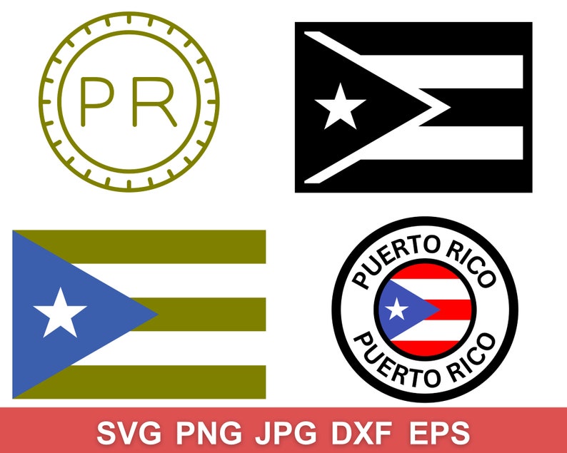 Puerto Rico Svg, Puerto Rico Flag Svg, Puerto Rico Flag, Puerto Rican Svg, Puerto Rico Png ...