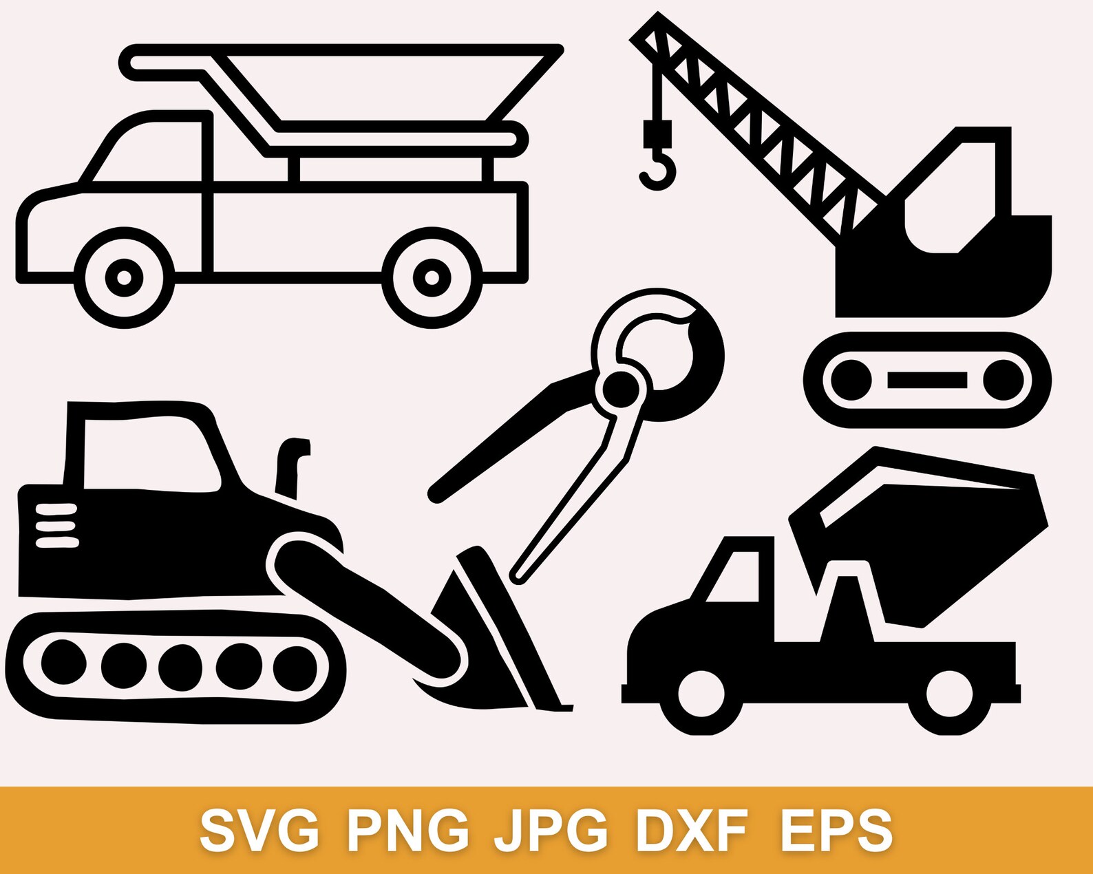 Construction Svg Png Bundle, Construction Png, Construction Clipart ...