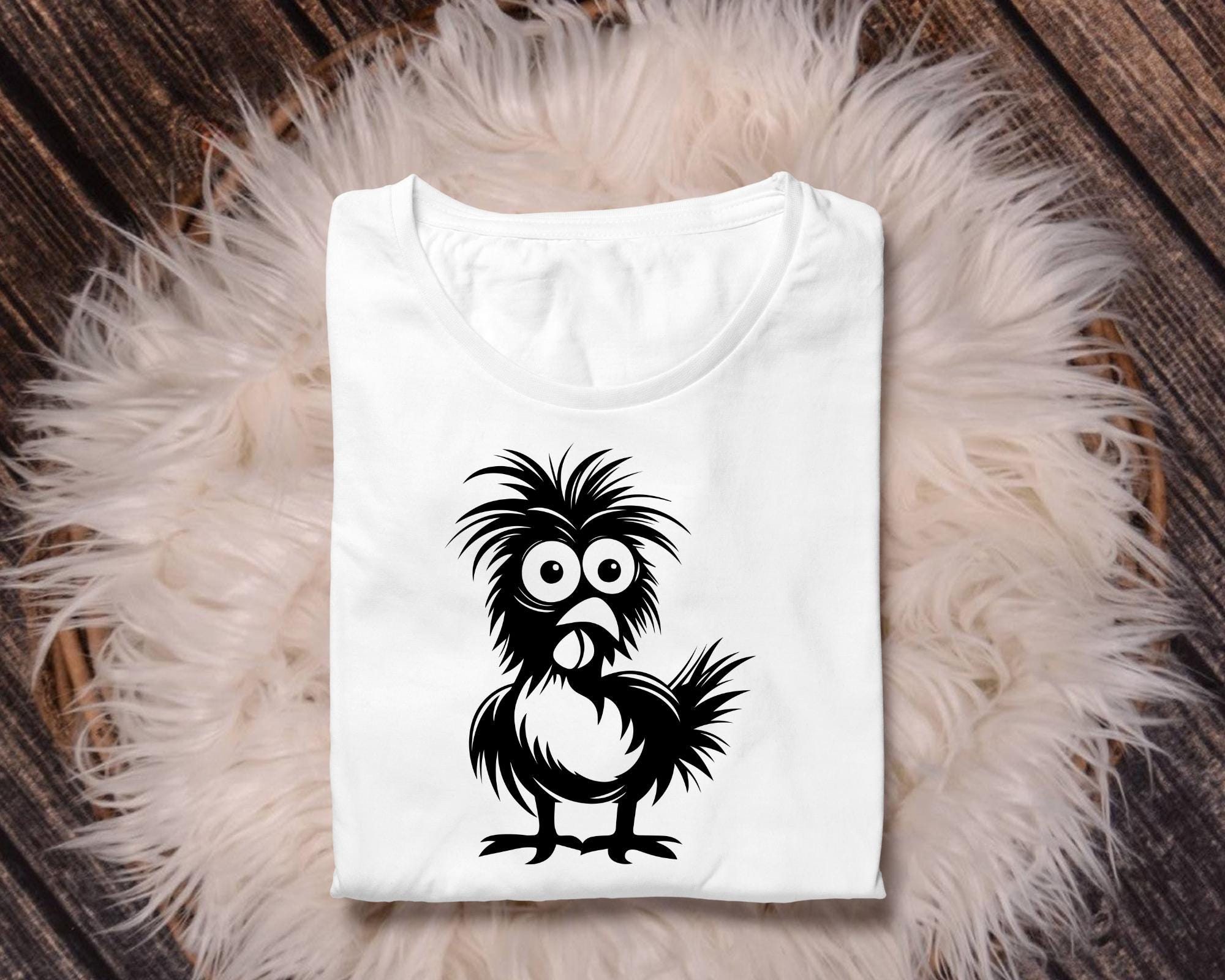 Crazy Chicken Svg Png, Rooster Chicken, Chicken Vector File, Funny ...