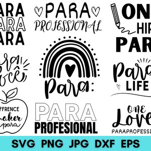 Paraprofessional Svg, Para Svg, Teacher Svg, Para Shirt Svg ...