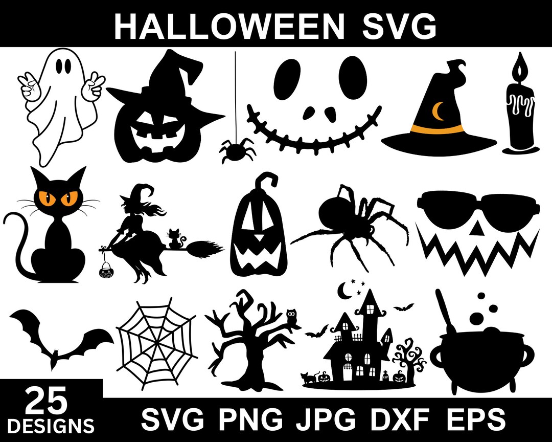 Halloween Svg Bundle, Halloween Svg, Halloween Png, Halloween Clipart ...