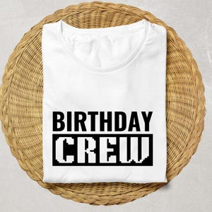 Birthday Crew Svg Bundle, Birthday Svg, Birthday Vector, Birthday ...