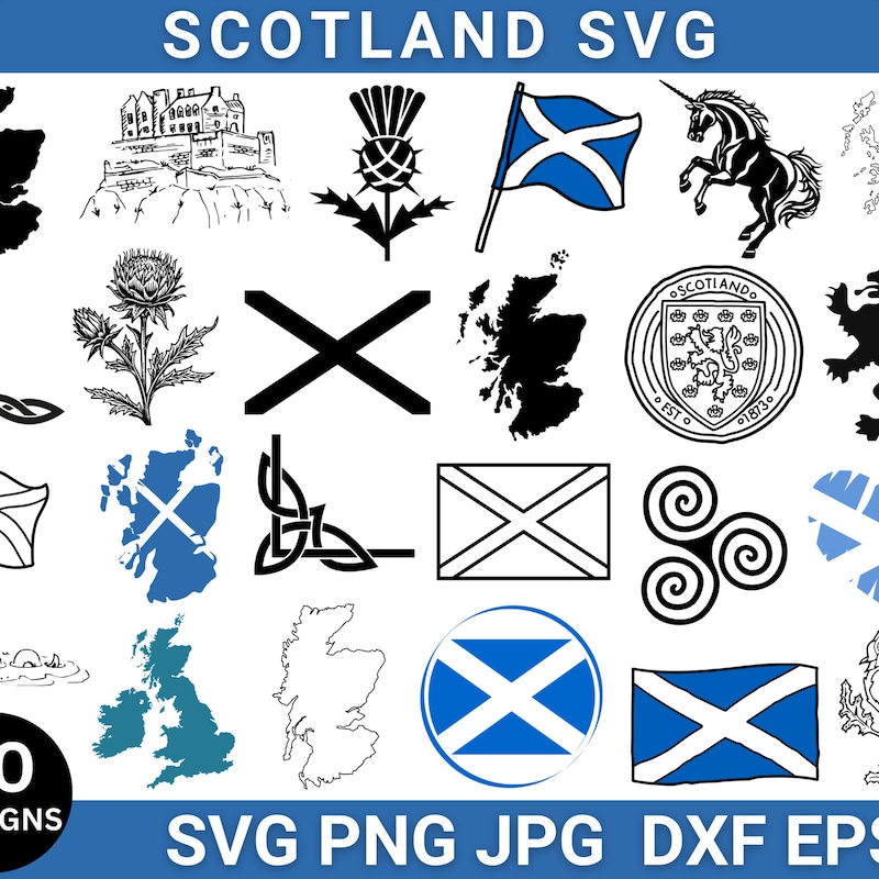 Scottish Thistle Svg - Etsy UK