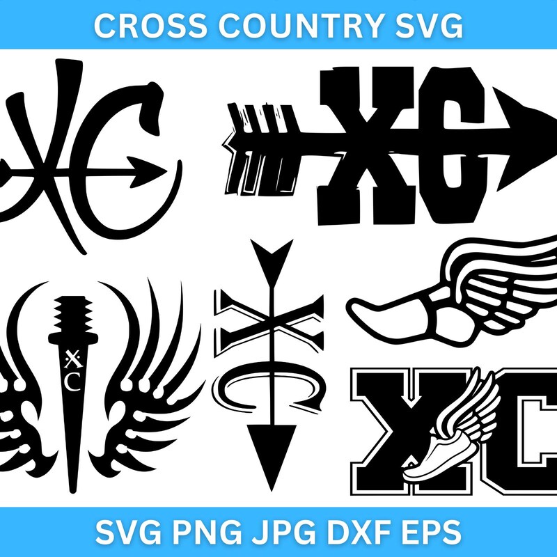 Cross Country Logo - Etsy