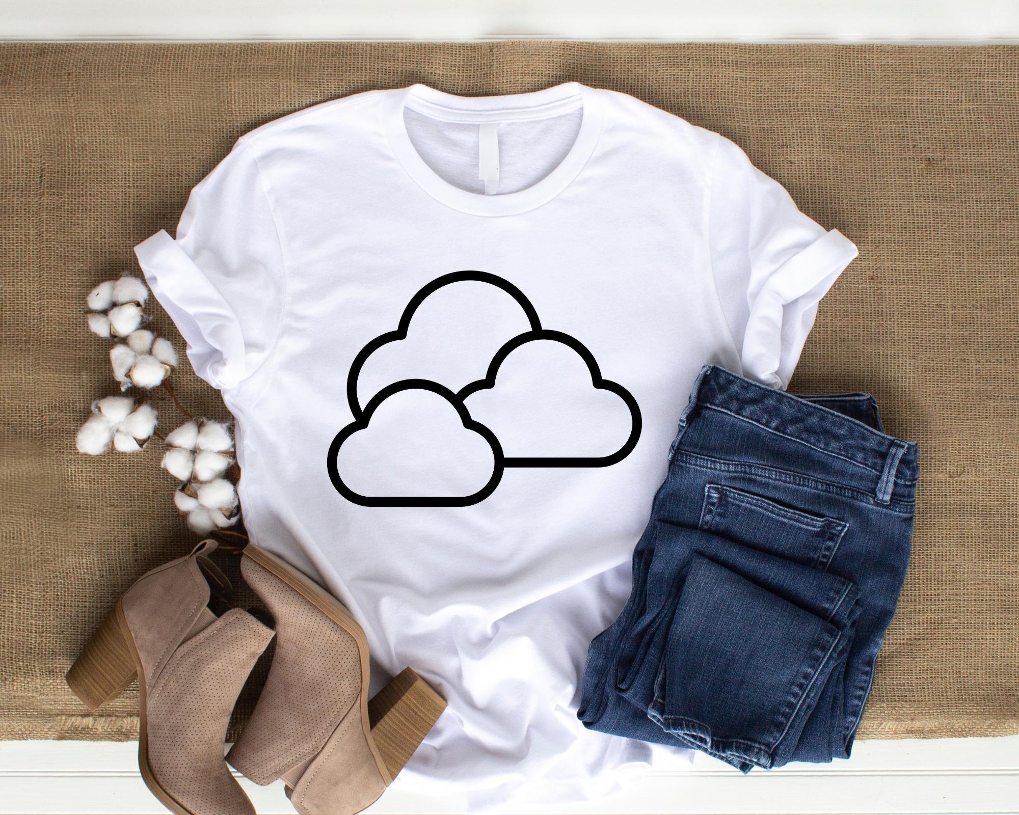 Cloud Svg Bundle, Cloud Outline Svg, Cloud Clipart, Cloud Png Bundle ...