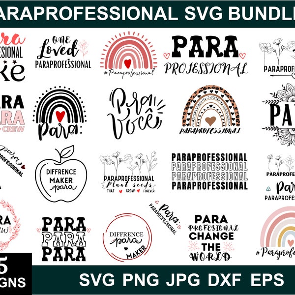 Paraprofessional Svg - Etsy