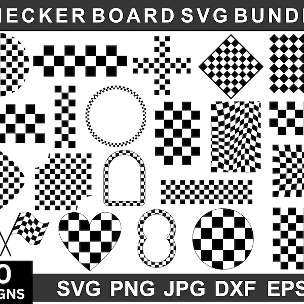 Checkerboard Svg - Etsy