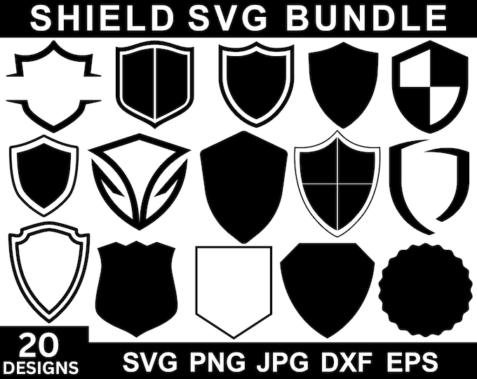 Shield Svg Png Bundle, Shield Png Bundle, Shield Clipart, Shield Vector ...