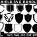Shield Svg Bundle, Shield Png Bundle, Shield Clipart, Shield Vector ...