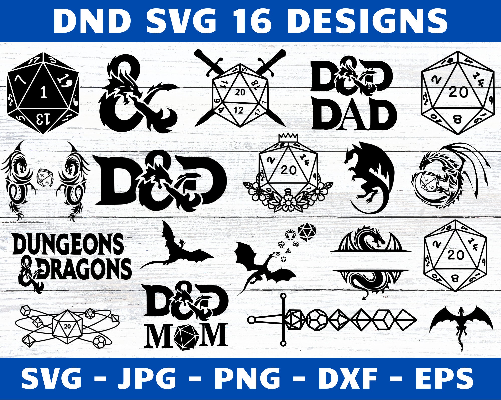 Dnd Svg Png Bundle, Dnd Png Bundle, Dnd Clipart, Dnd Vector Files, Svg ...