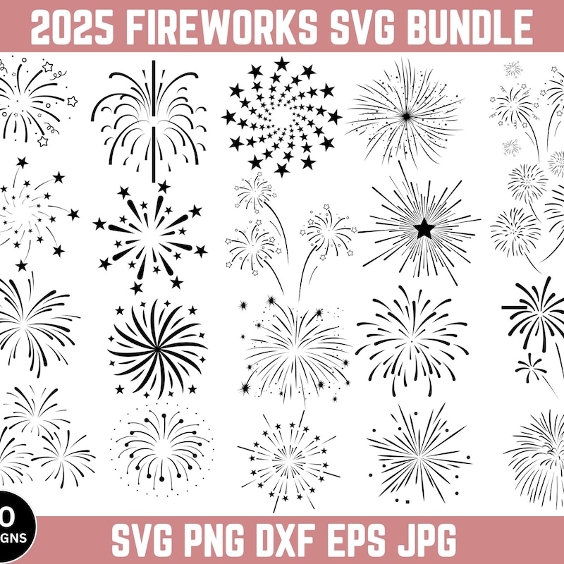Fireworks Svg - Etsy
