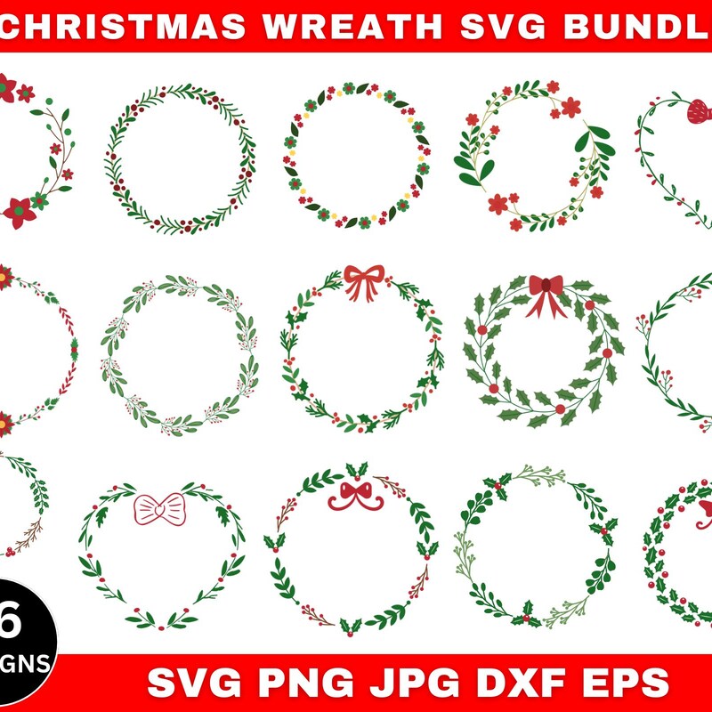 Christmas Frame Svg - Etsy