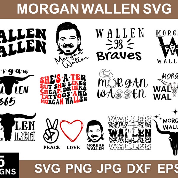 Morgan Wallen Svg - Etsy