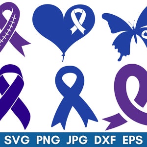 Colon Cancer Svg Bundle, Cancer Awareness Svg, Colon Cancer Png, Colon ...