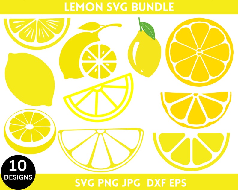 Lemon Svg Png Bundle, Lemon Svg Bundle, Lemon Silhouette, Lemon Clipart ...