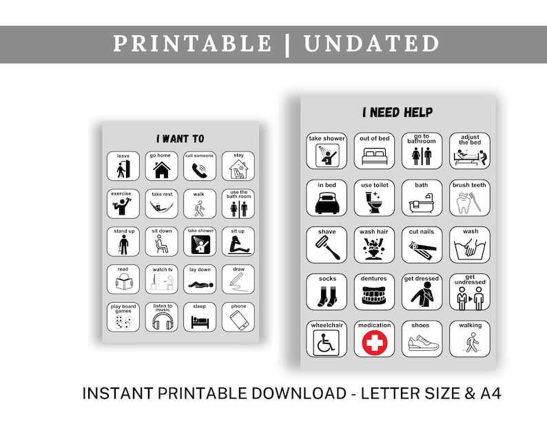 Printable Communication Cards Bundle Printable Cards for - Etsy