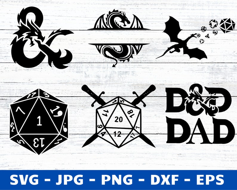 Dnd Svg Png Bundle, Dnd Png Bundle, Dnd Clipart, Dnd Vector Files, Svg ...