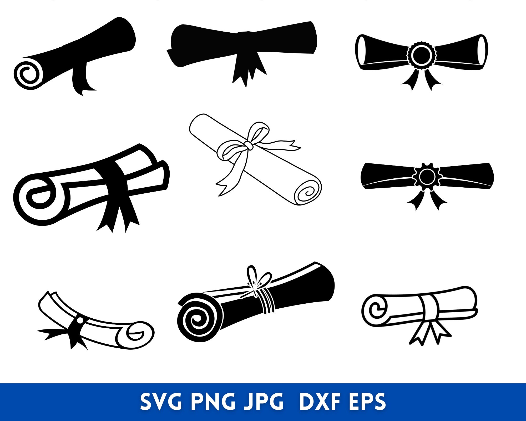 Graduation Certificate Svg Png, Graduation Svg, Diploma, Transparent ...