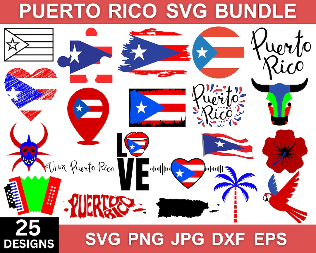 Puerto Rico Svg, Puerto Rico Flag Svg, Puerto Rico Flag, Puerto Rican Svg, Puerto Rico Png ...