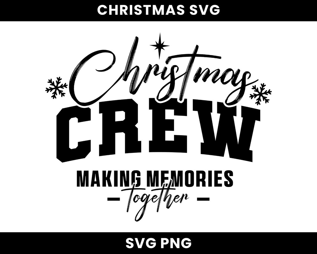 Christmas Crew Svg, Christmas Crew Shirt, Christmas Sweater Svg ...
