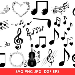 Music Notes Svg Png Bundle, Music Notes Svg Bundle, Music Notes ...