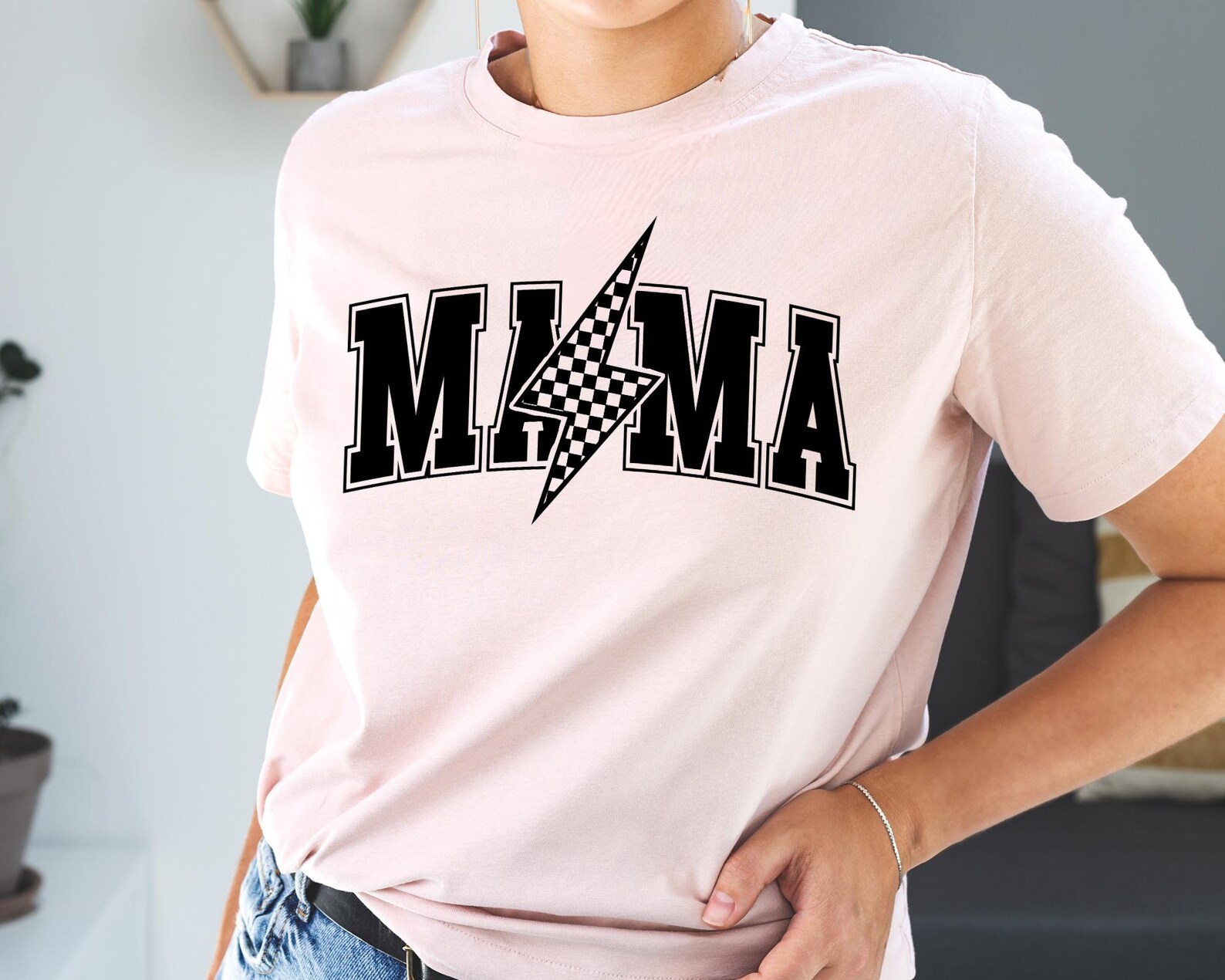 Mama Svg, Checker Mama Svg, Mom Shirt Svg, Mama Gift Shirt, Mom Life ...