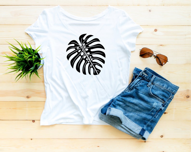 Monstera Leaf Svg Bundle Monstera Png Tropical Leaves Svg - Etsy