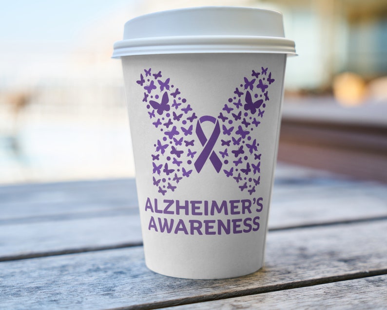 Alzheimer's Awareness Svg Bundle, Purple Ribbon Svg, Alzheimers ...
