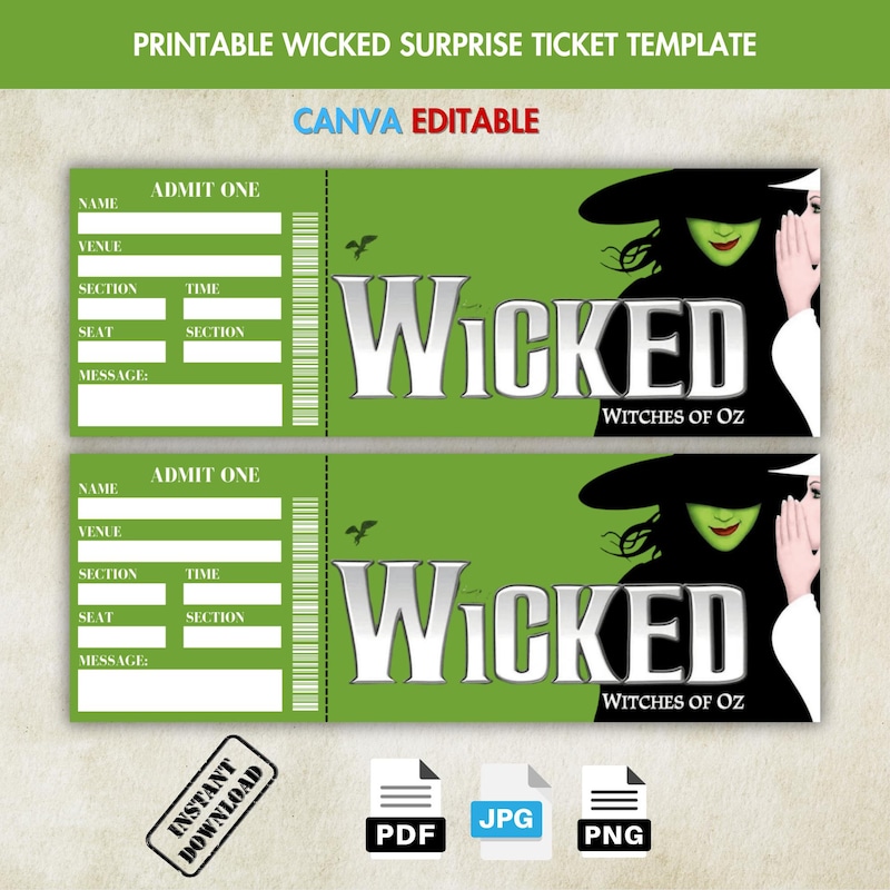 Wicked Svg - Etsy