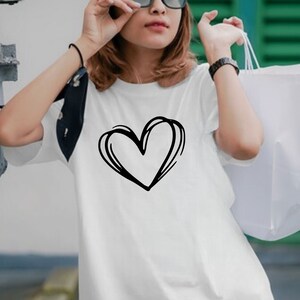 Heart Svg Bundle, 50 Heart Svg Designs, Hand Drawn Heart Svg, Heart Svg ...