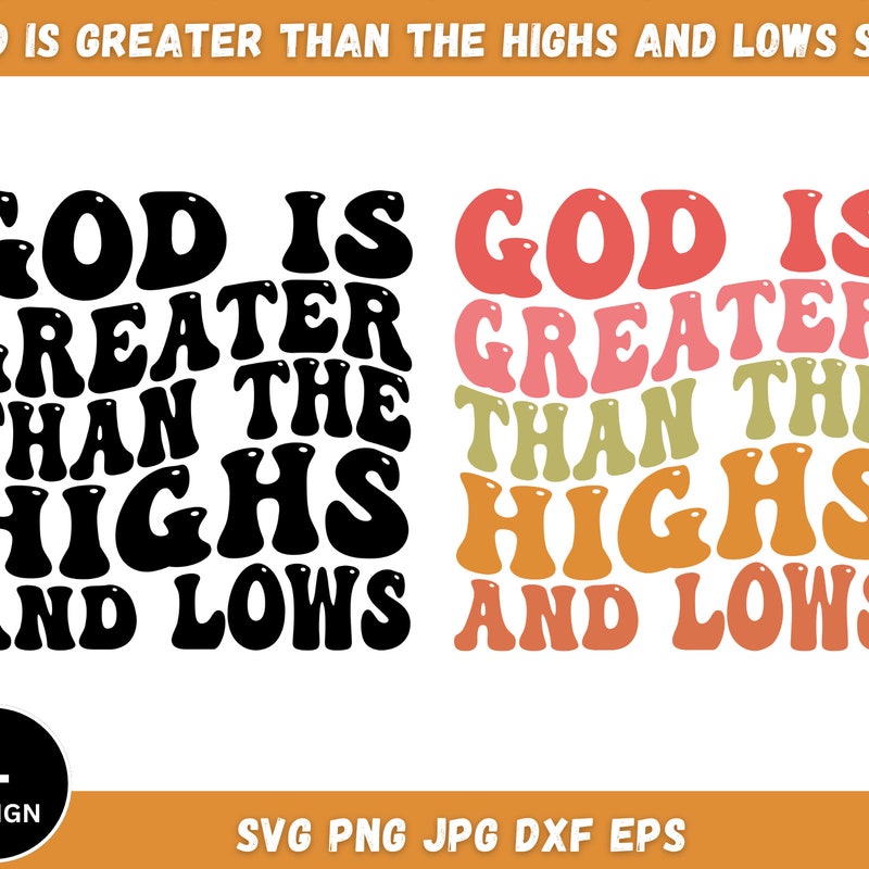 God is Greater Svg - Etsy