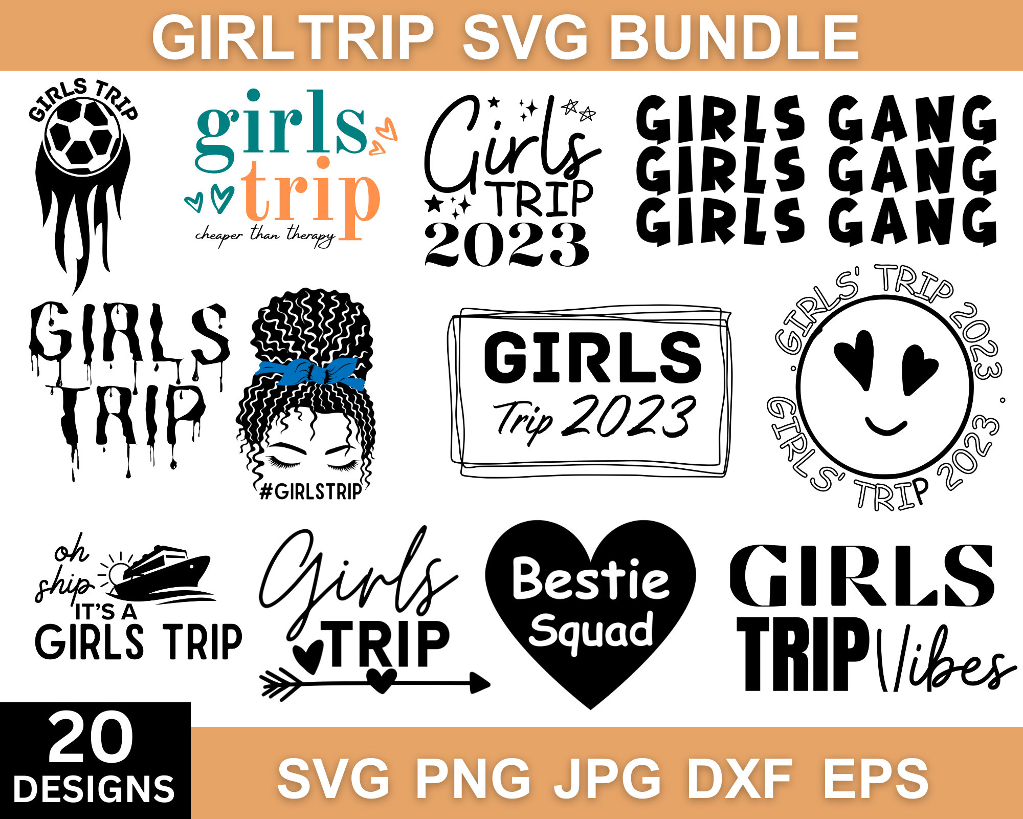 Road Trip Svg, Girls Trip Svg, Girls Weekend Svg, Girls Trip Png ...