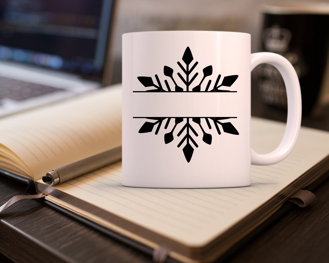 Split Snowflake Svg/png, Christmas Svg Bundle, Christmas Shirt Svg, Svg ...